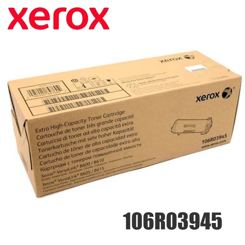 Toner Xerox 106R03945 Original Black | VersaLink B600, B605, B610 ...