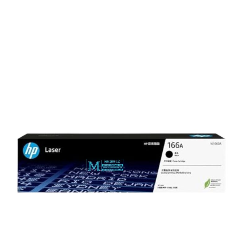 Toner HP 166A Original Negro (W1660A) Laser 1008a 1008w MFP 1188pnw ...