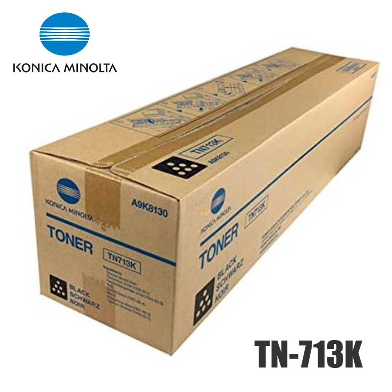 Toner Konica Minolta TN-713K Original Negro (713K) AccurioPrint659, 759 ...