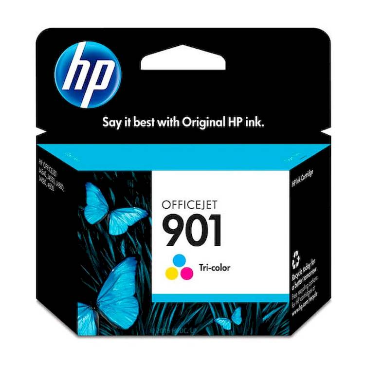 Tinta HP 901 original CC656AL Tricolor
