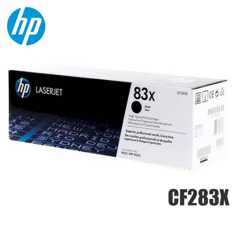 Toner HP 83X Negro (CF283X) para LaserJet Pro M127, M225 | 2,200 Pag