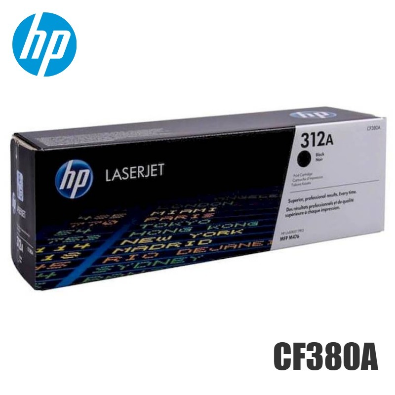 Toner HP 312A Original negro (CF380A) Color LaserJet Pro MFP M476nw ...