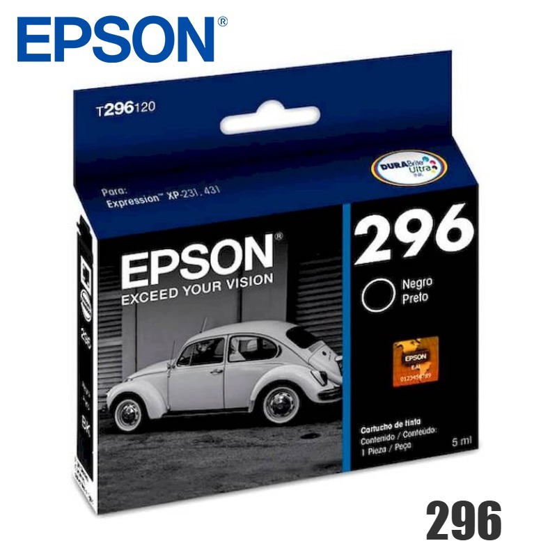 Cartucho de Tinta Epson 296 Negro original