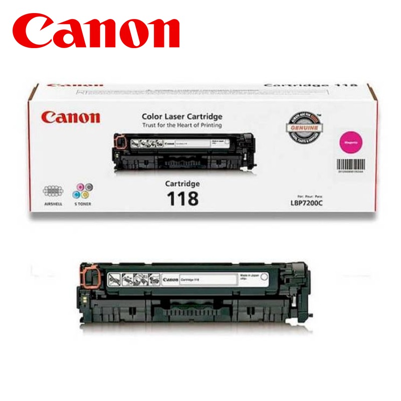 Tóner Canon 118 original Magenta